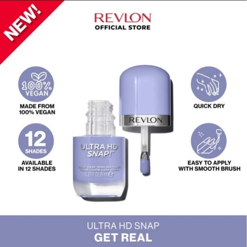 Jual Revlon Ultra HD Snap Nail Polish 016 Get Real Reel Cat Kuku Kutex ...