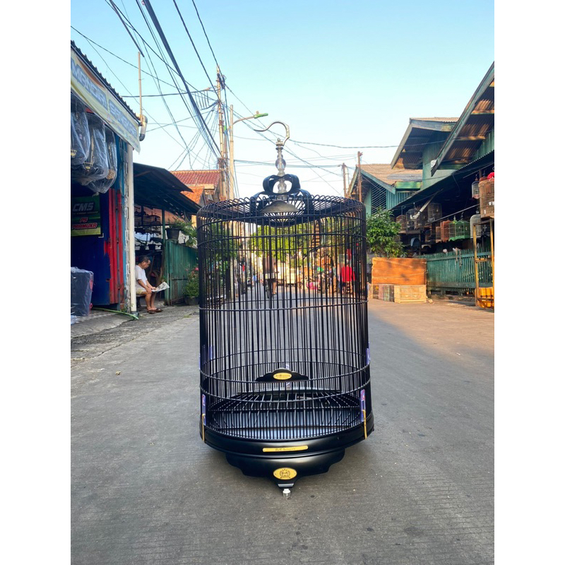 Jual SANGKAR KANDANG MURAI BNR NEW BLACK REBORN BATMEN NO 2 DIAMETER 58 ...