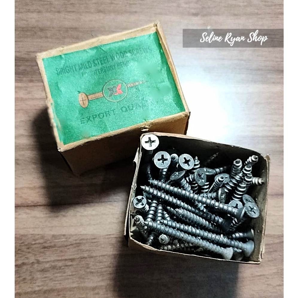 Jual Sekrup Kayu Kepala Plus (+) YSK 2" x 9 | Shopee Indonesia