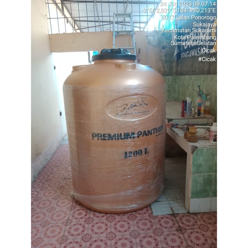 Jual Tedmon/tandon/tiren tangki air panther premium garansi 20th ...