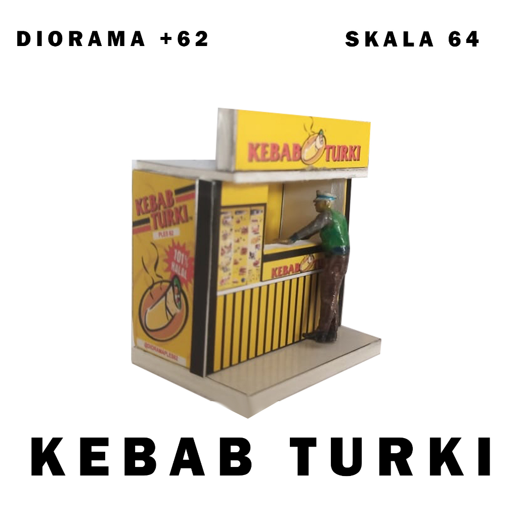 Jual DIORAMA GERAI KEBAB TURKI SKALA 64 BAHAN PVC | Shopee Indonesia