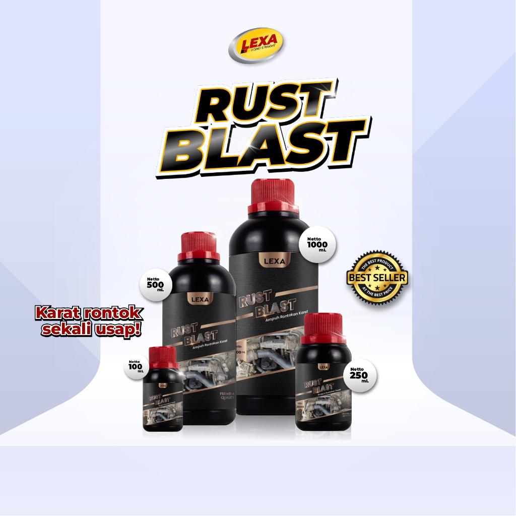 Jual LEXA Rust Remover Rush Blast Penghilang Noda Kerak Dan Karat | Shopee Indonesia