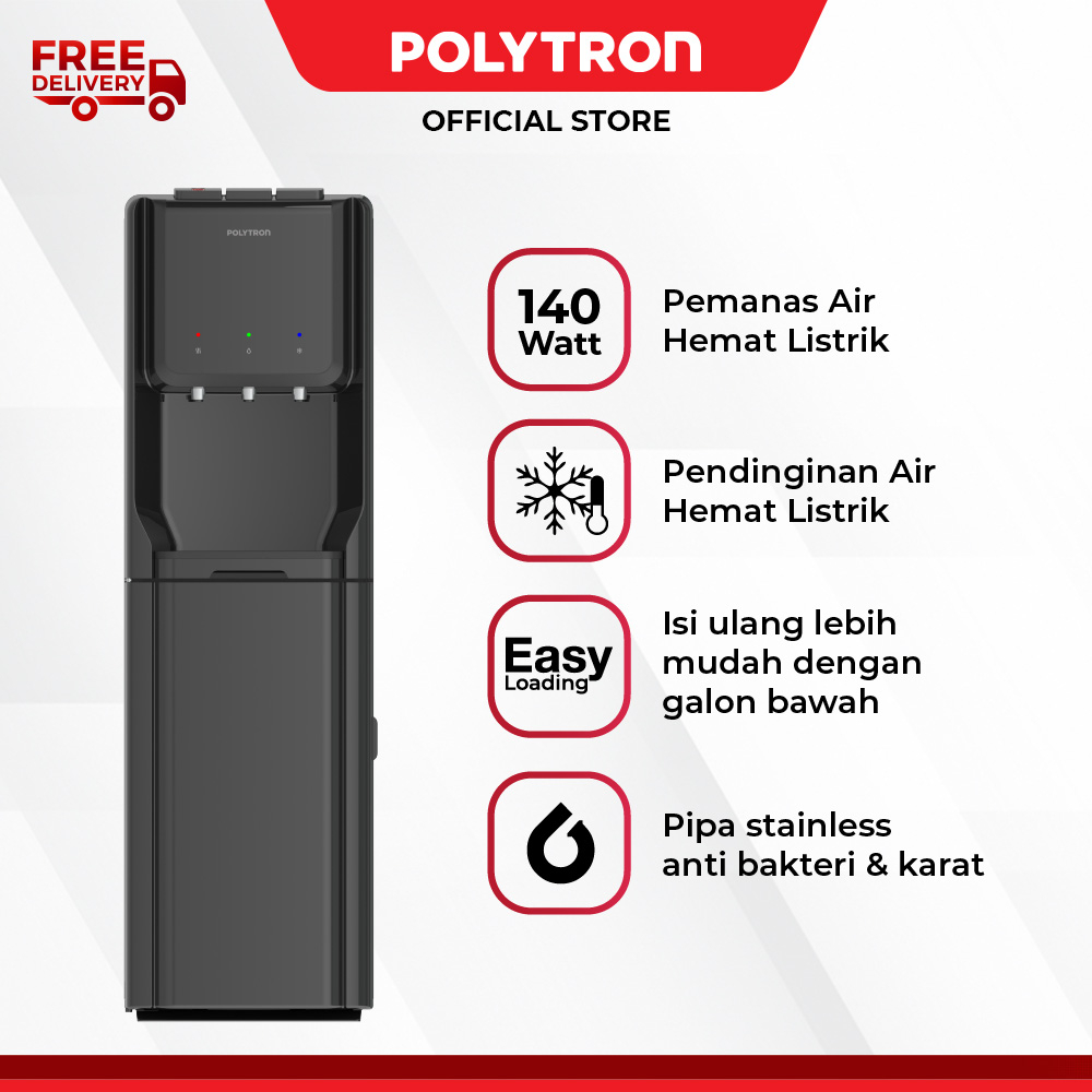 Jual Dispenser Galon Bawah Polytron PWC 500 | Shopee Indonesia