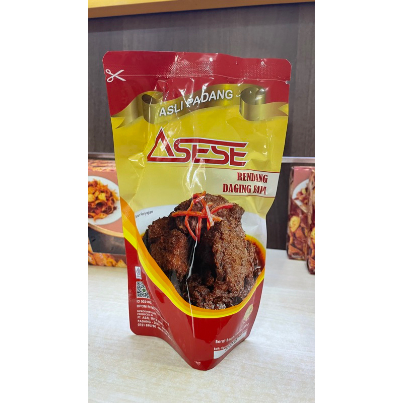 Jual Rendang Daging Sapi Asese 500 gram | Shopee Indonesia