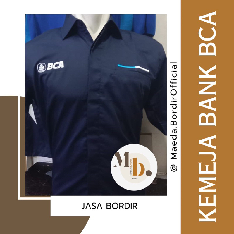 Jual Kemeja BANK BCA Seragam BANK BCA Biru Lengan Pendek | Shopee Indonesia