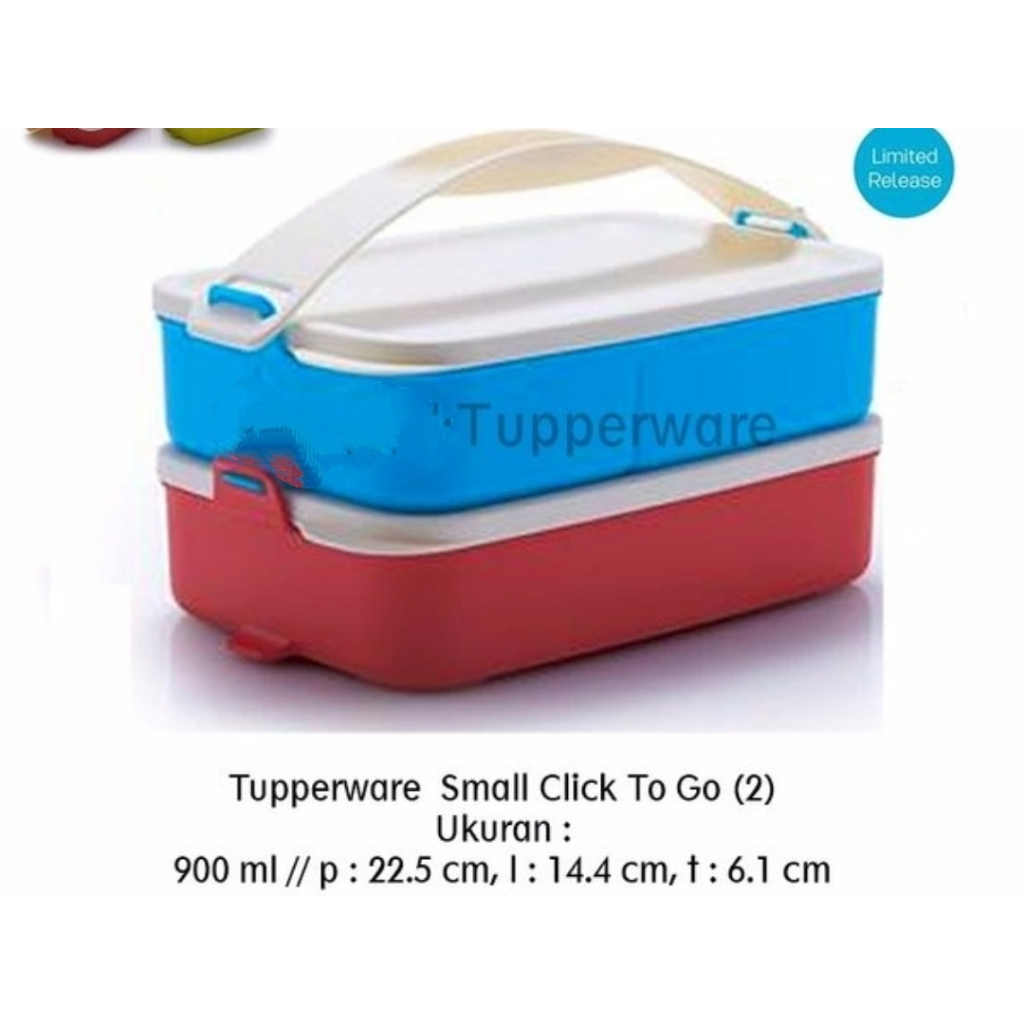 Jual Tupperware Ori - Small Click To Go | Shopee Indonesia