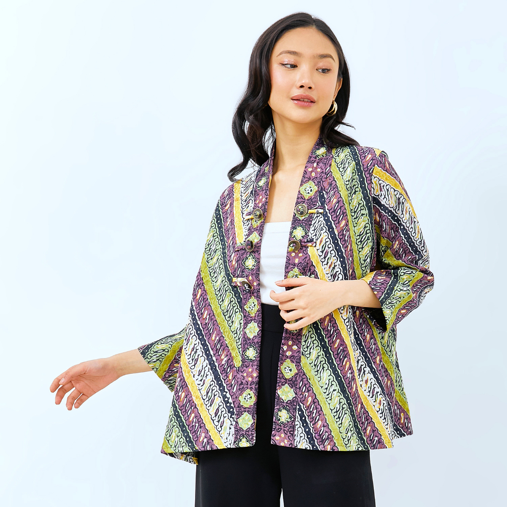 Jual NONA RARA - Jesse Dobi T2225, Baju Batik Kasual Modern | Shopee ...