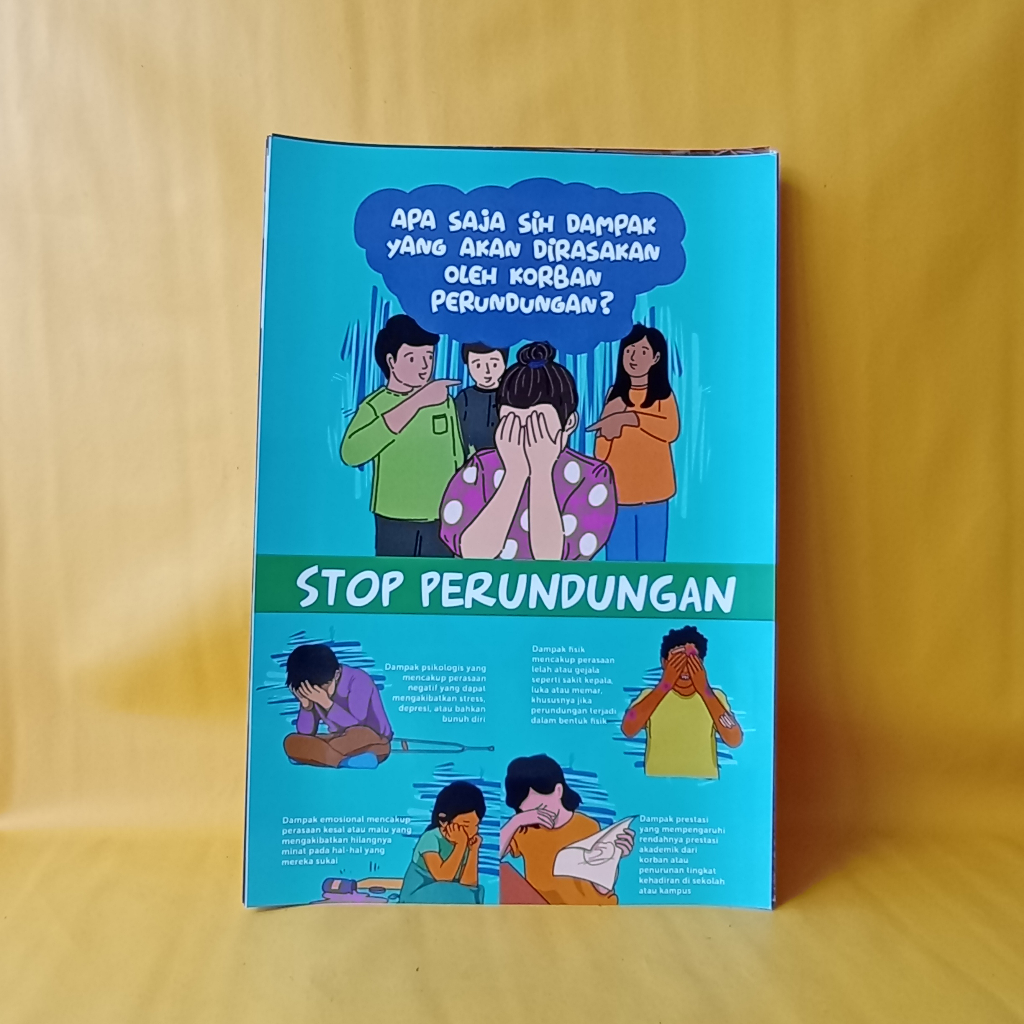 Jual Poster Stop Bullying | Poster STOP Perundungan | Poster Dampak ...