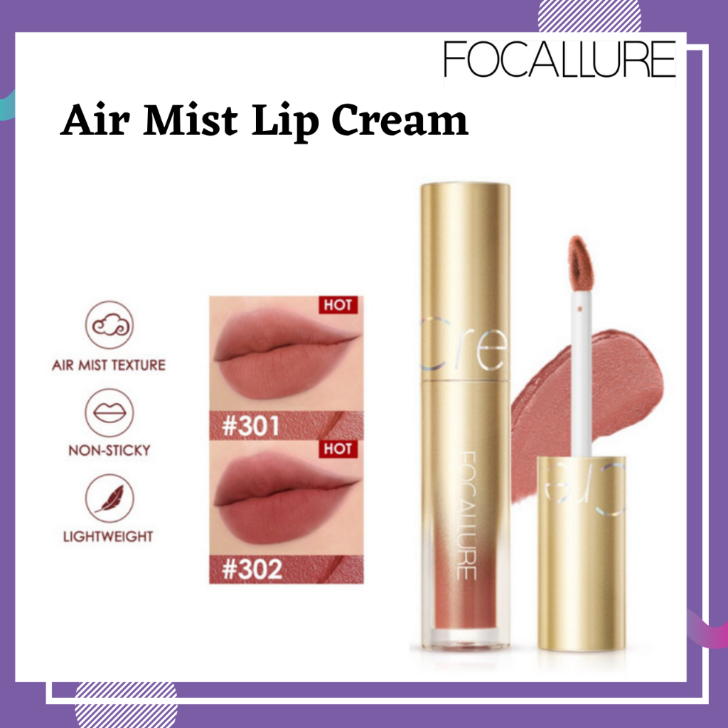 Jual Focallure Air Mist Lip Cream Velvet Matte Silky Smooth Waterproof ... Jual Focallure Air Mist Lip Cream Velvet Matte Silky Smooth Waterproof ...