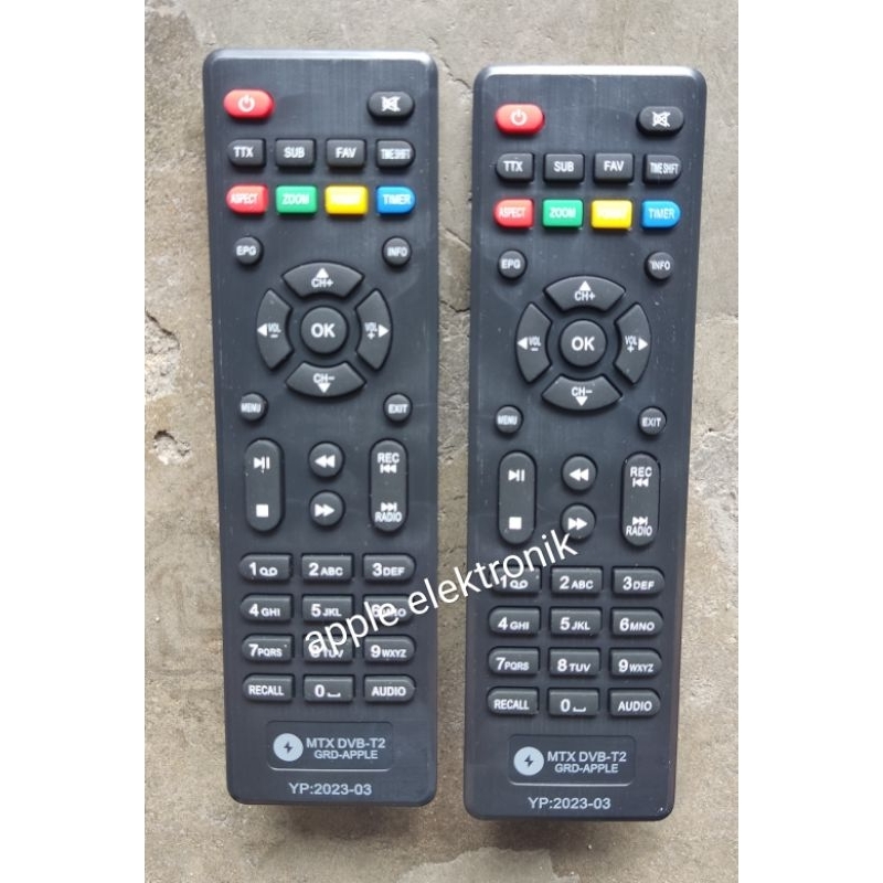 Jual remote stb/set top box matrix(apple merah&apple burger) | Shopee ...