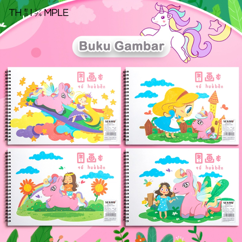 Jual Drawing Buku/Buku Gambar Lukis Sketsa Anak Mewarnai Sketchbook A4 ...