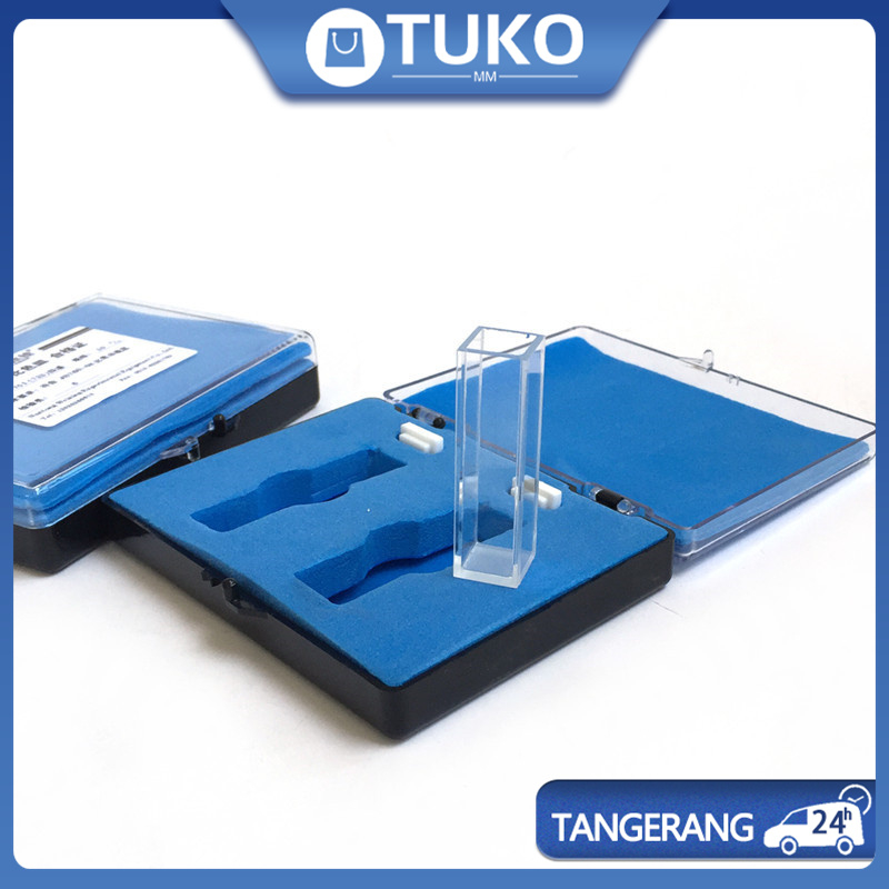 Jual 5mm Kuvet Kaca / Quartz Glass Cuvette Spektrofotonetri Kuvet Kaca ...