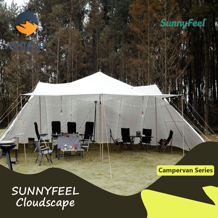 Jual SUNNYFEEL Cloudscape BIG Canopy Tent 8P Tenda Kanopi Camping ...