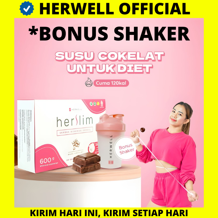 Jual HERSLIM 1 BOX ISI 20 SACHET BY HERWELL HALAL BPOM OFFICIAL HERVIBE ...