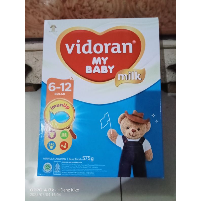 Jual susu formula vidoran my Baby milk 6-12 bulan 575g exp Maret 2026 ...