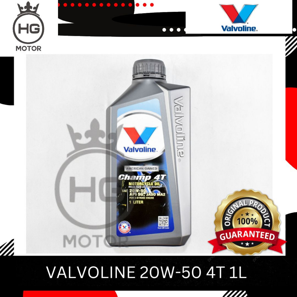 Jual Valvoline Champ 4T SAE 20W-50 Oli Motor 20 W 20W50 1 Liter | Shopee Indonesia
