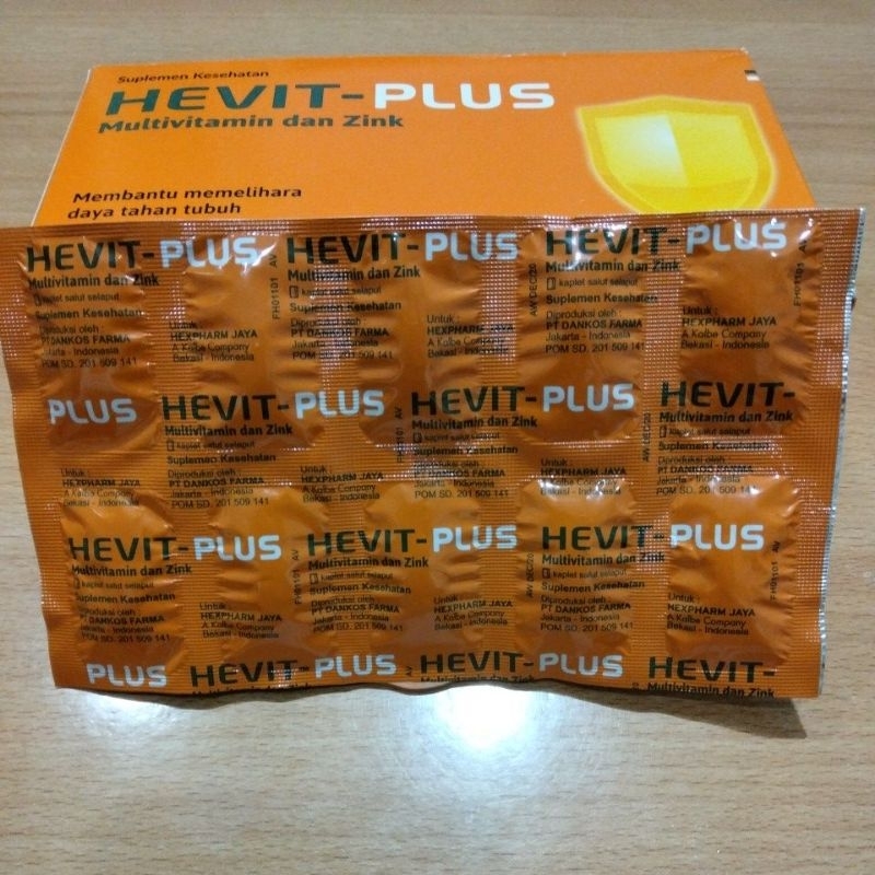 Jual HEVIT - PLUS MULTIVITAMIN DAN ZINK | Shopee Indonesia