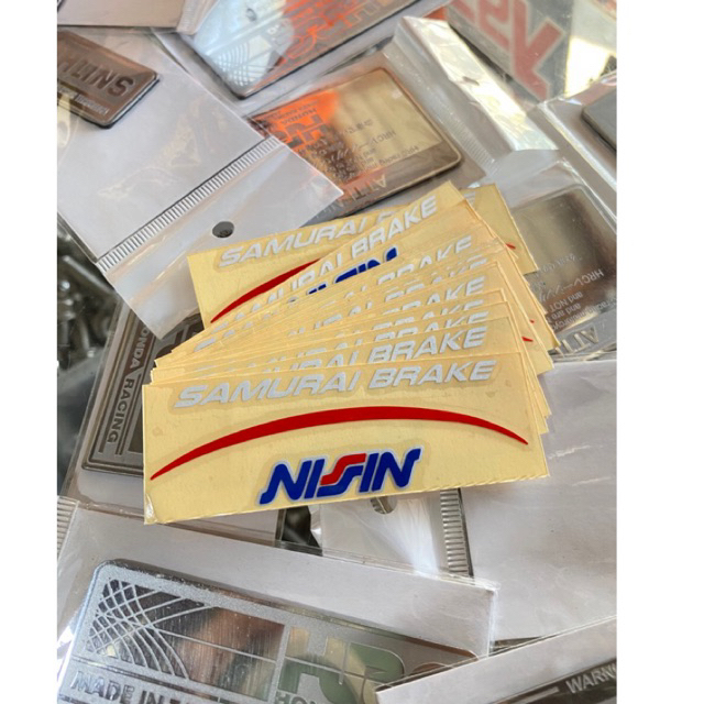 Jual Sticker nissin samurai brake | Shopee Indonesia