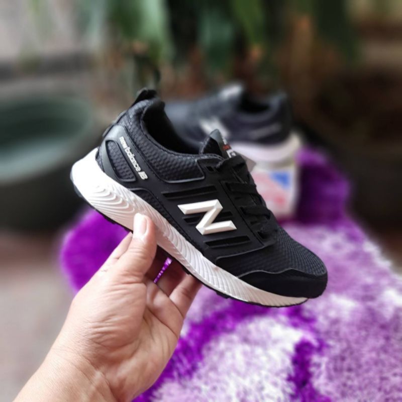 Jual SEPATU ANAK SEKOLAH DASAR NEW BALANCE HITAM | Shopee Indonesia