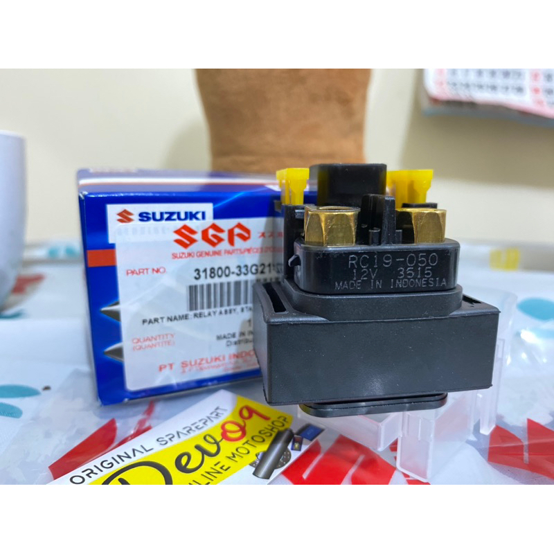 Jual Bendik Stater Suzuki GSX R S 150 Relay Starting Assy Original SGP ...