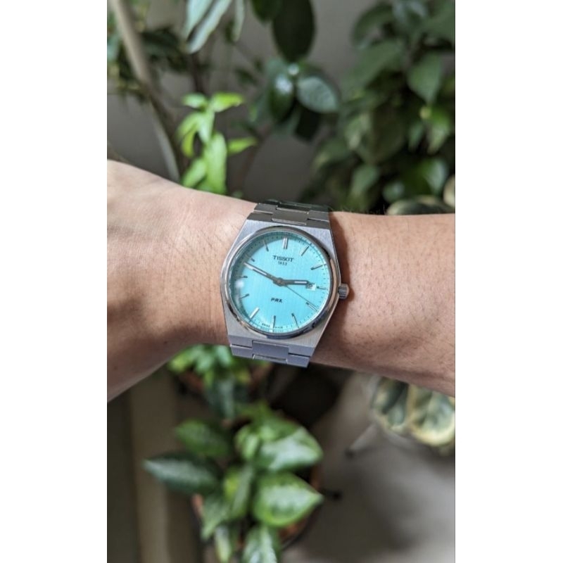 Jual Tissot PRX Quartz Mint Green / Tiffany - Original - Like New In ...