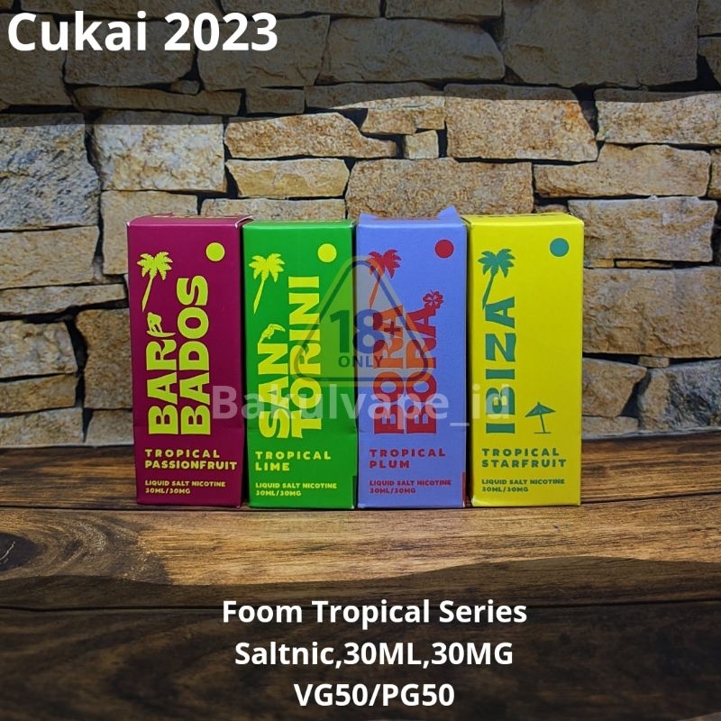 Jual Foom Tropical V2 Series Salt 30ml Original By Foom Salt Foom ...