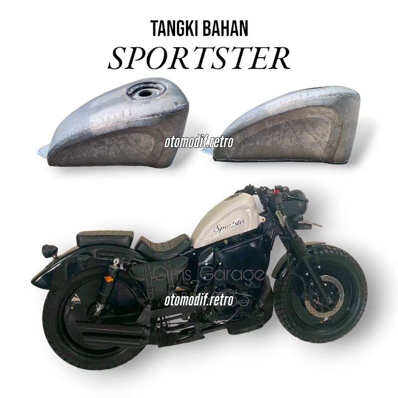 Jual Tangki Motor Custom Bobber Sportster | Shopee Indonesia