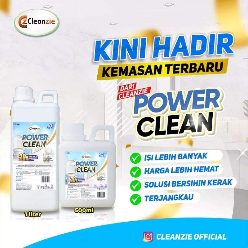 Jual Power Clean Cleanzie - Pembersih Keramik Berkerak 500ml | Shopee Indonesia