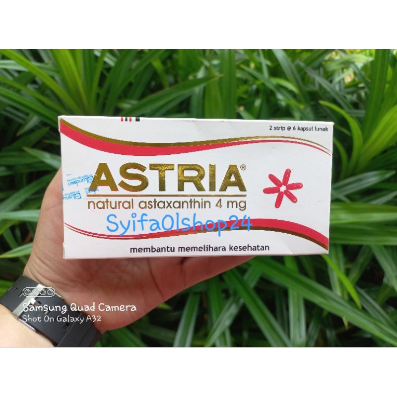 Jual Astria Natural Astaxanthin/Antioksidan 4 Mg Isi 4 & 12 Kapsul ...