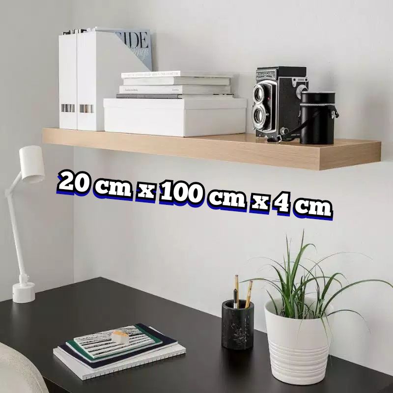 Jual Ambalan dinding Rak Tempel dinding papan ambalan melayang ...