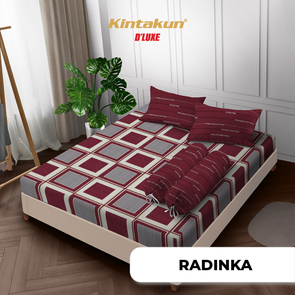 Jual Kintakun Sprei Set King Queen 160/180/200 Motif Radinka Minimalis ...
