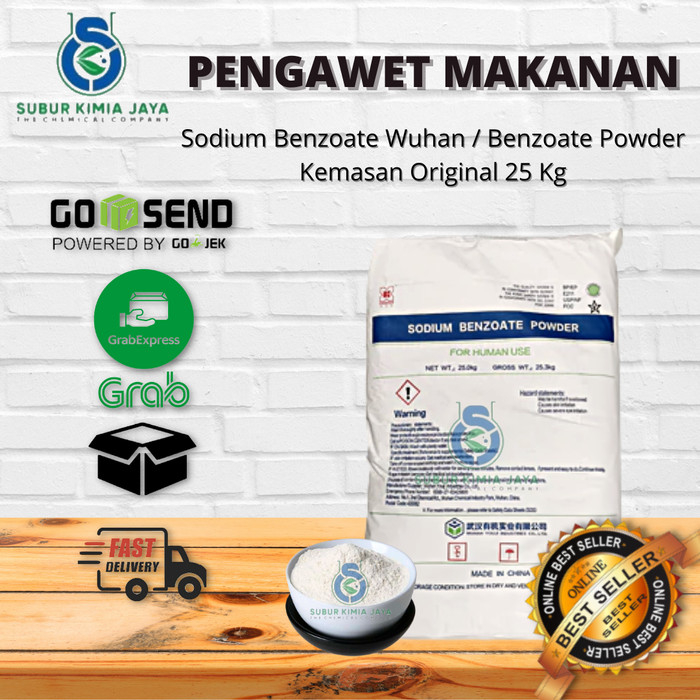 Jual Sodium Benzoate Wuhan RRC Food Grade 25 kg | Shopee Indonesia