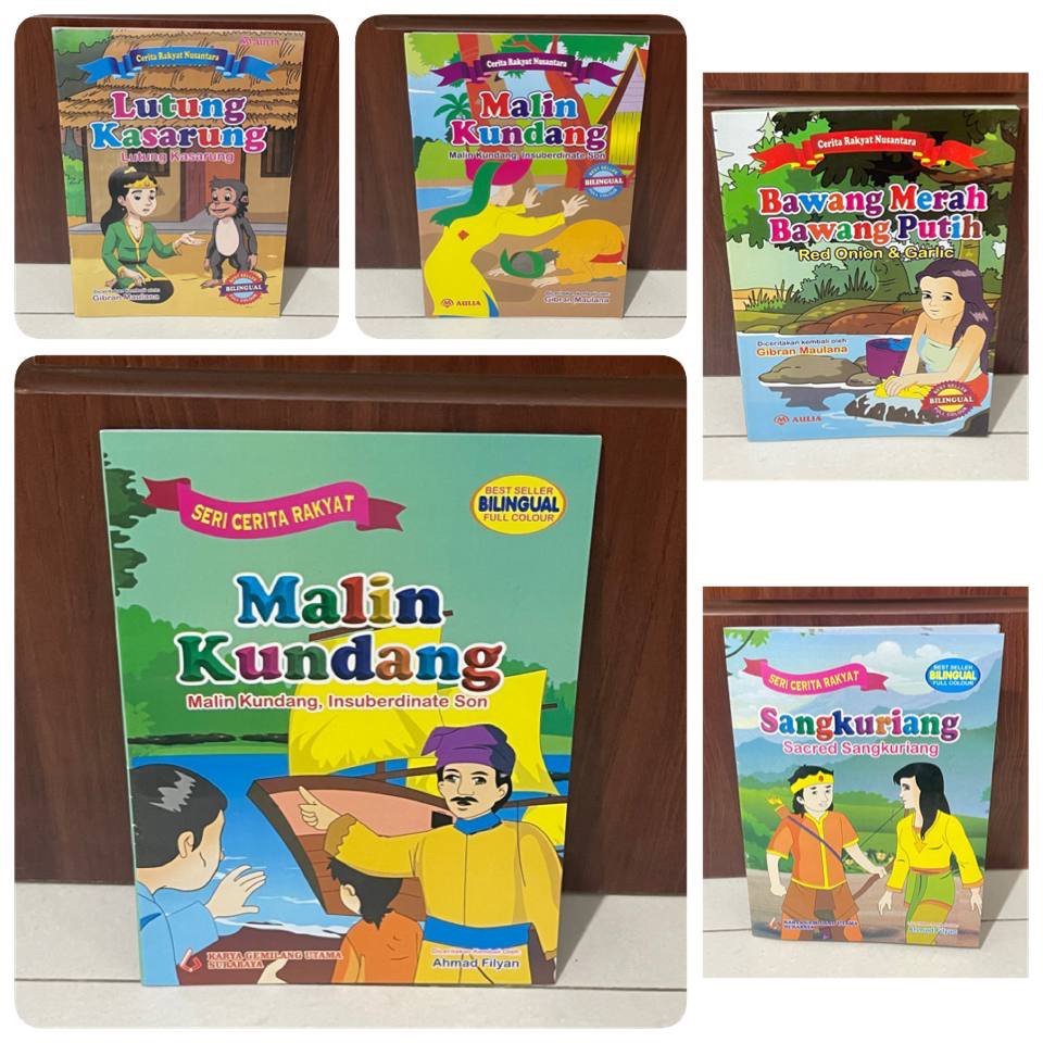 Jual Buku Dongeng DWI BAHASA Seri Cerita RAKYAT Bilingual Indonesia ...