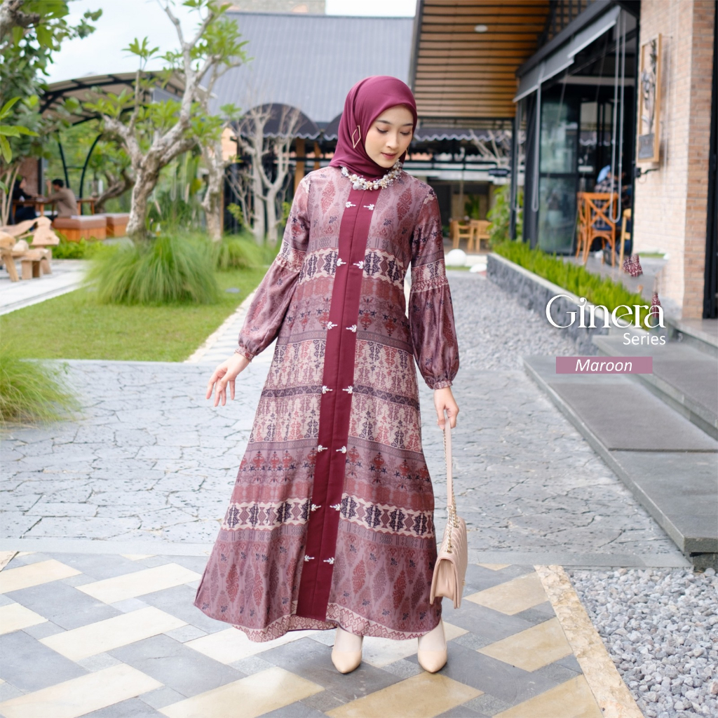Jual Ginera Gamis Payet Couple Premium Series (GAMIS SAJA) | Shopee ...
