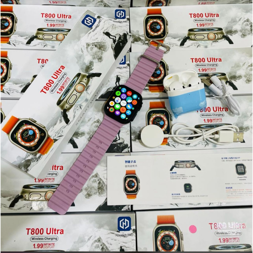 Jual T800 Ultra Bluetooth Smartwatch 1.99 inch HD Screen Full Touch ...
