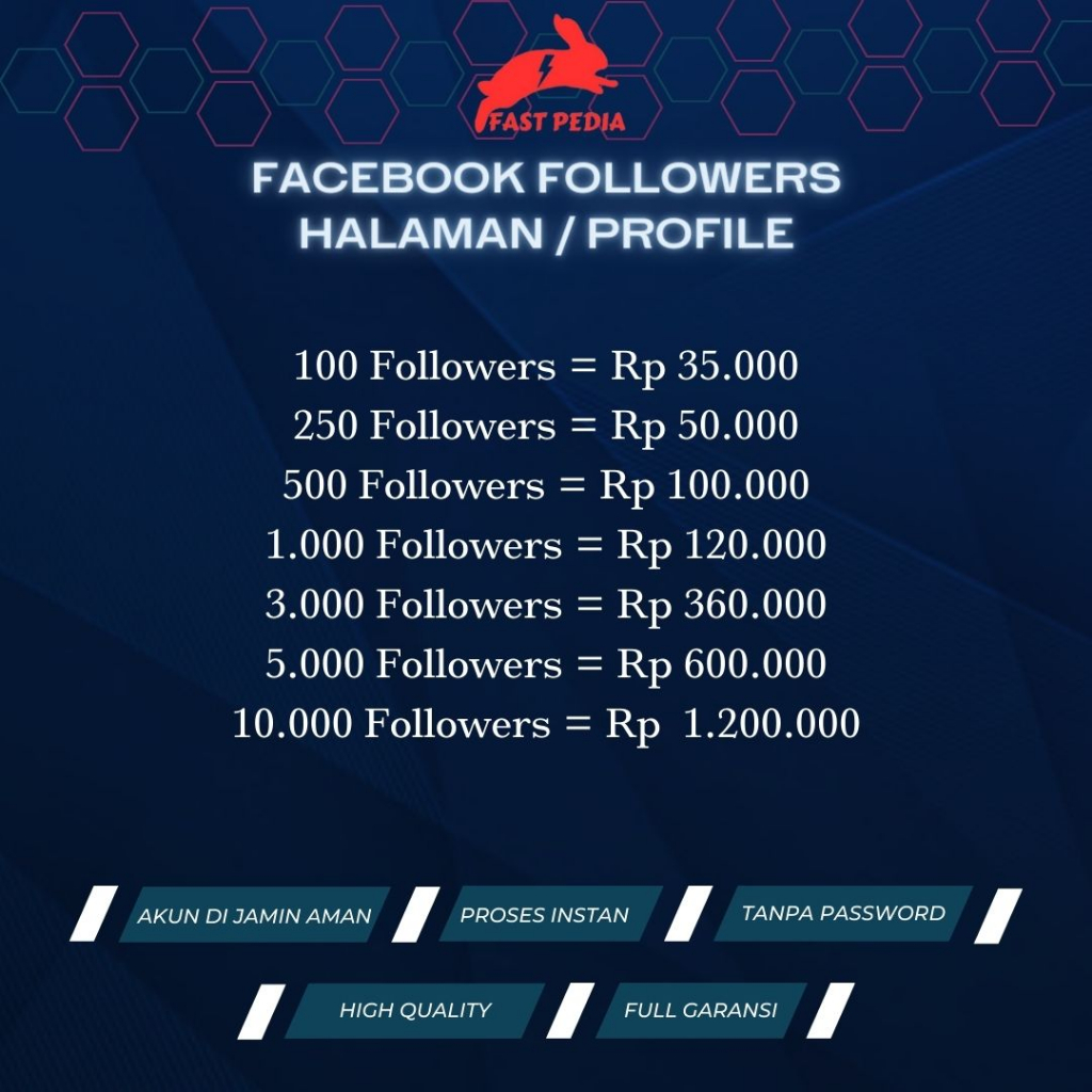 Jual FB FOLLOWERS HALAMAN/PROFIL | Shopee Indonesia