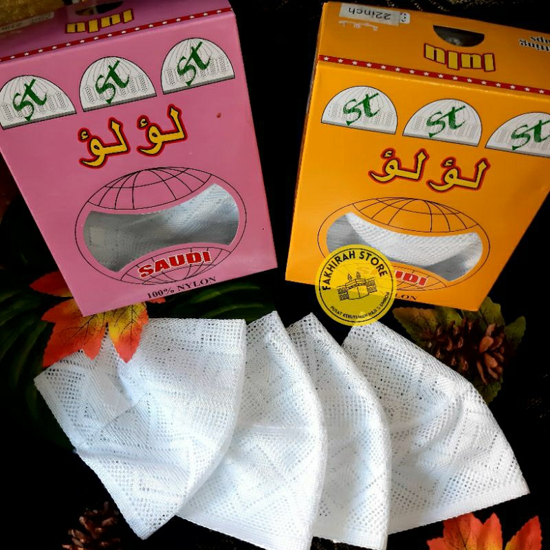 Jual Peci Jaring Polos Putih Peci Lulu Putih Kopyah Jaring Polos Kopyah ...