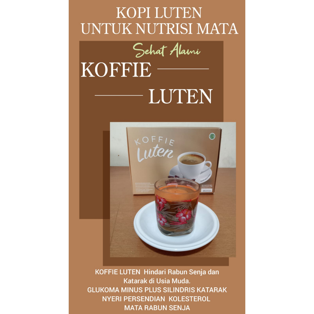 Jual KOFFIE LUTEN (Kopi Nutrisi Mata) | Shopee Indonesia