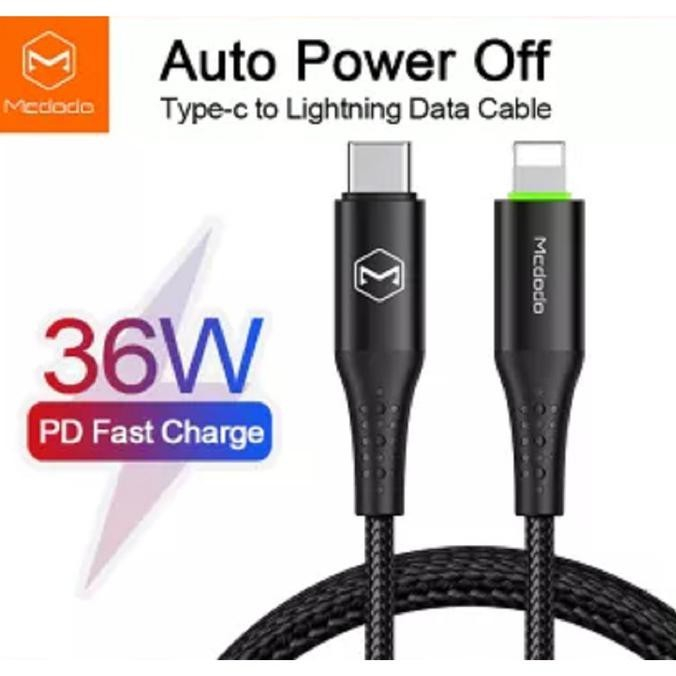 Jual Mcdodo CA-7360 1.2M Auto power off Type-C to Lightning PD Data Cable | Shopee Indonesia