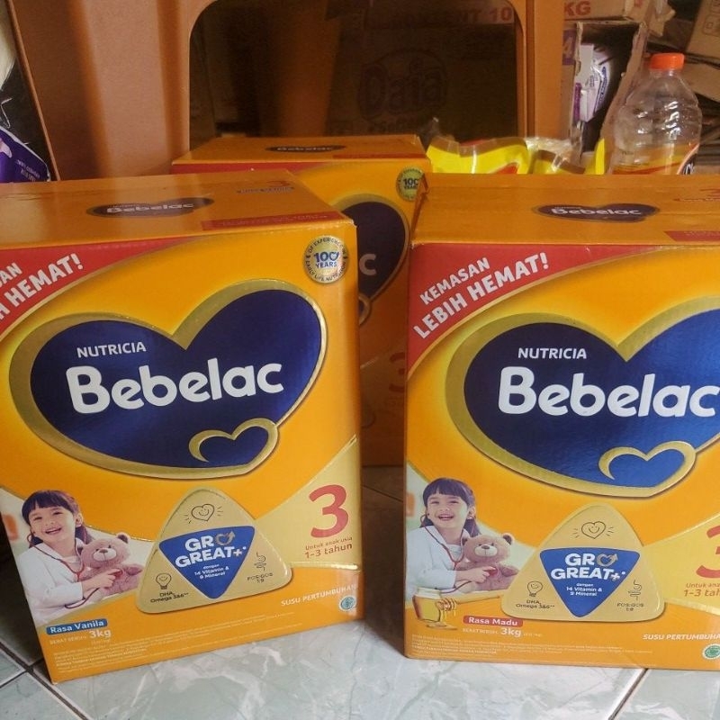 Jual BEBELAC 3 atau 4 3000GR MADU ATAU VANILA EXPIRED 2026 Dijamin Original | Shopee Indonesia