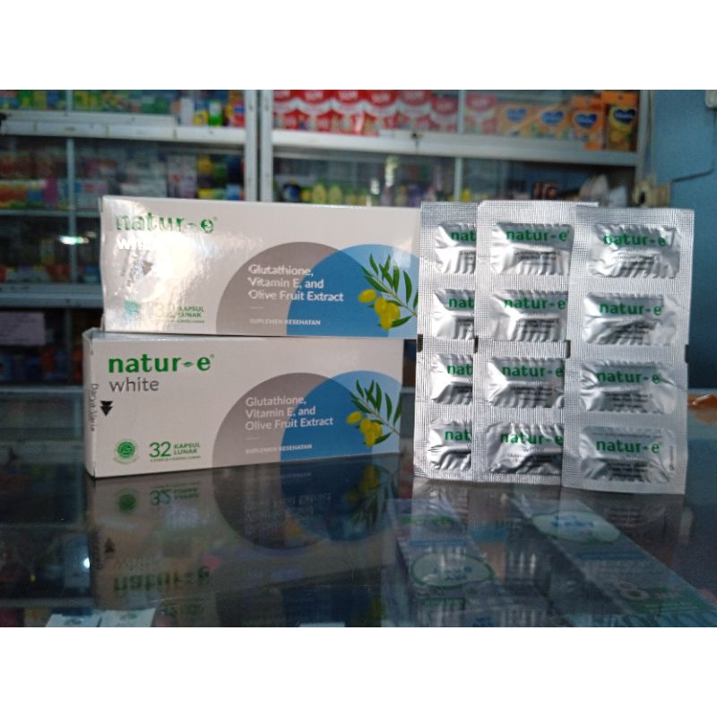 Jual NATUR E WHITE KAPSUL STRIP | Shopee Indonesia