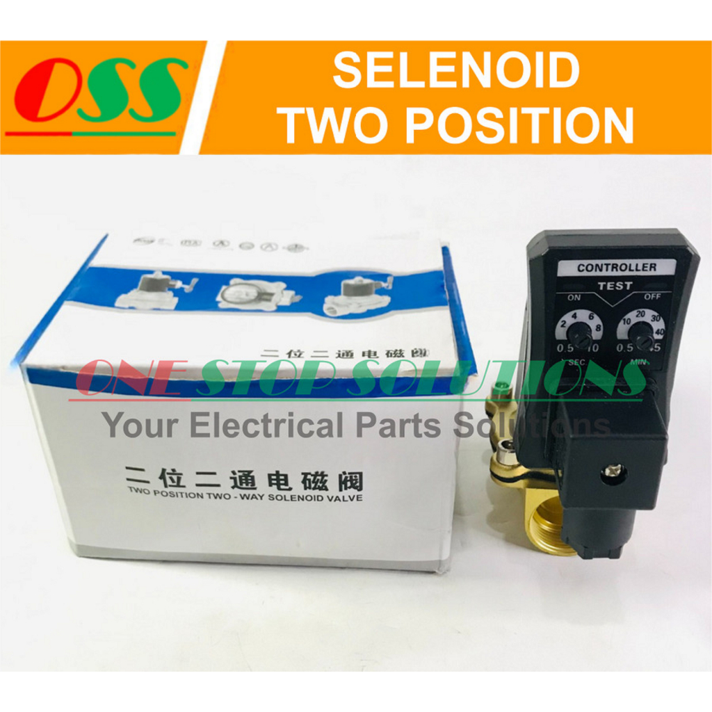 Jual SOLENOID VALVE KUNINGAN TWO POSITION TWO WAY SELENOID VALVE AC ...