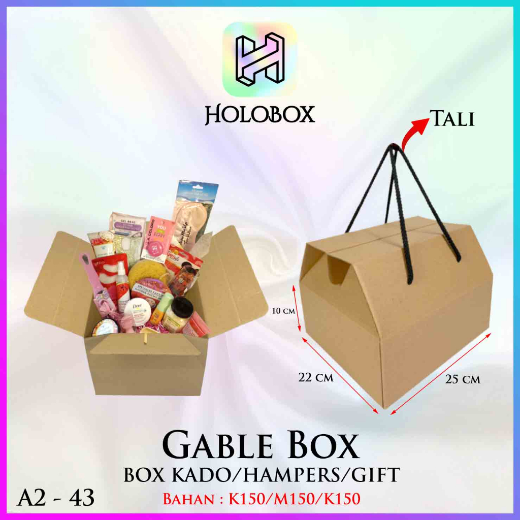Jual Dus Box Hampers Kardus Jumbo Gable Tentengan - A2-43 | Shopee ...