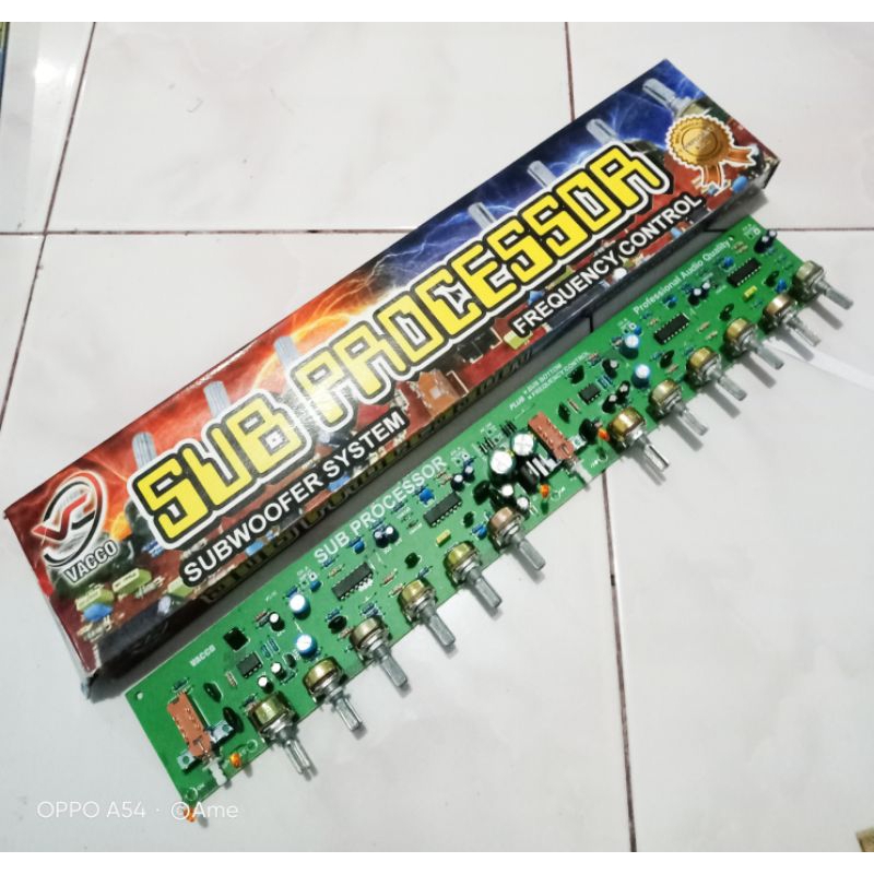 Jual Kit Sub Processor Audio Processor Plus Sub dengan Pengatur Frekuensi By VACCO. | Shopee ...