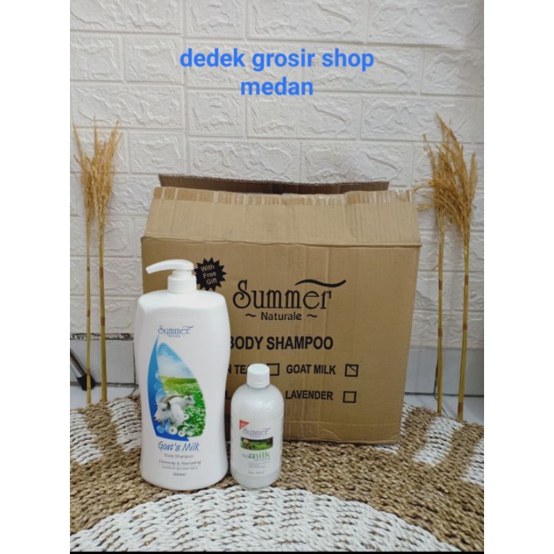 Jual Summer Body Shampoo 2 liter Free 500 ml/ Sabun Mandi Cair Ori ...