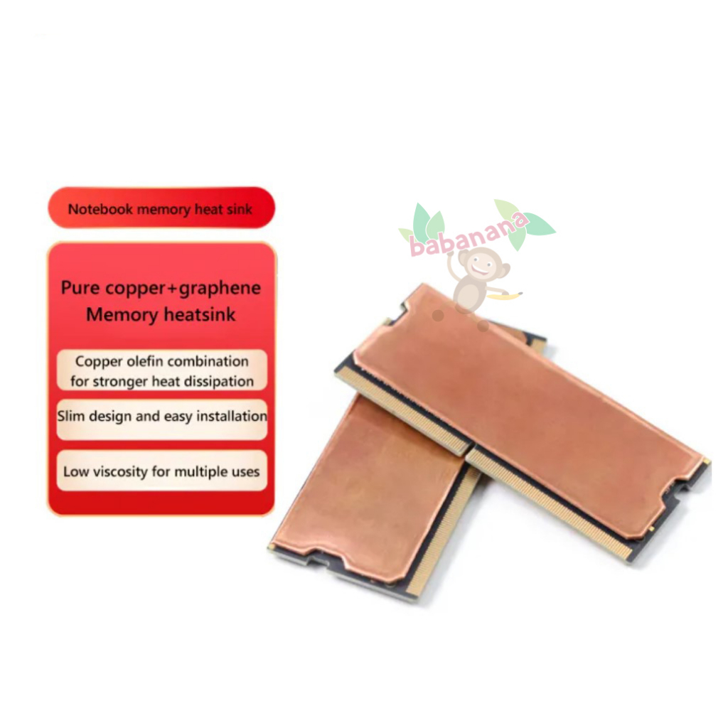 Jual Heatsink Ram Sodimm Laptop Cooler Memory Ddr1 Ddr2 Ddr3 Ddr4 Ddr5 Shopee Indonesia