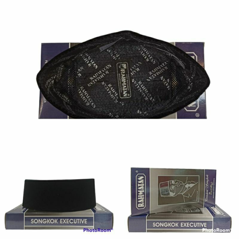 Jual Songkok Hitam ** RAHMAT-an ** SPESIAL AC JUMBO *. Tinggi 9&10 cm ...