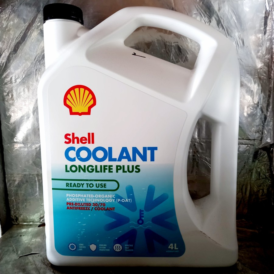 Jual Air Radiator Coolant Shell Longlife Plus 4 Liter | Shopee Indonesia