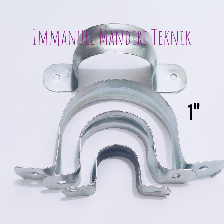 Jual Klem pipa 1 inch plat / klem omega / pipe clamp 1 inch | Shopee ...