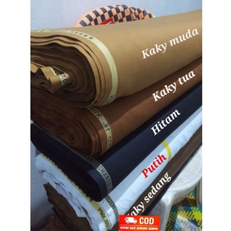 Jual KAIN PEMDA KHAKI SUPER PREMIUM BAHAN KAIN WOOL SILK PREMIUM PNS SERAGAM PEMDA BAHAN KATUN ...